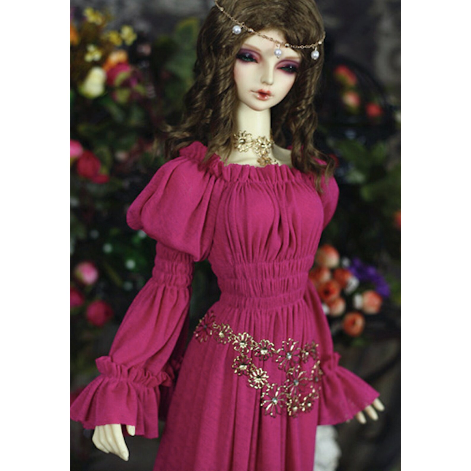 Vintage Long Bjd Dress 1/4 1/3 BJD Clothes Doll Dress for - Etsy