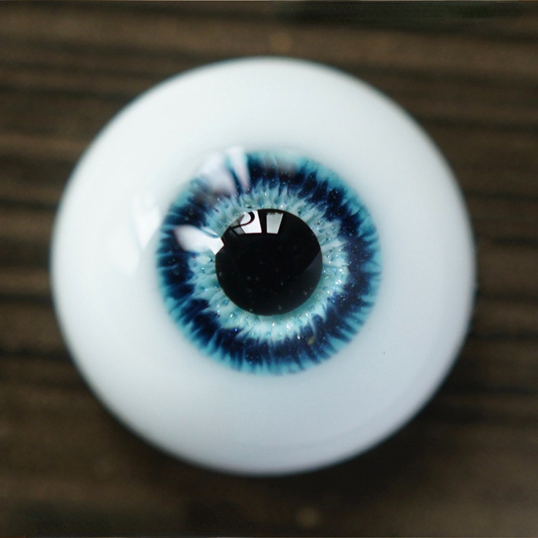 Blue Doll Eyes Resin Eyes Safety Eyes for Dolls Accesories,1/3 1/4 1/6 ...