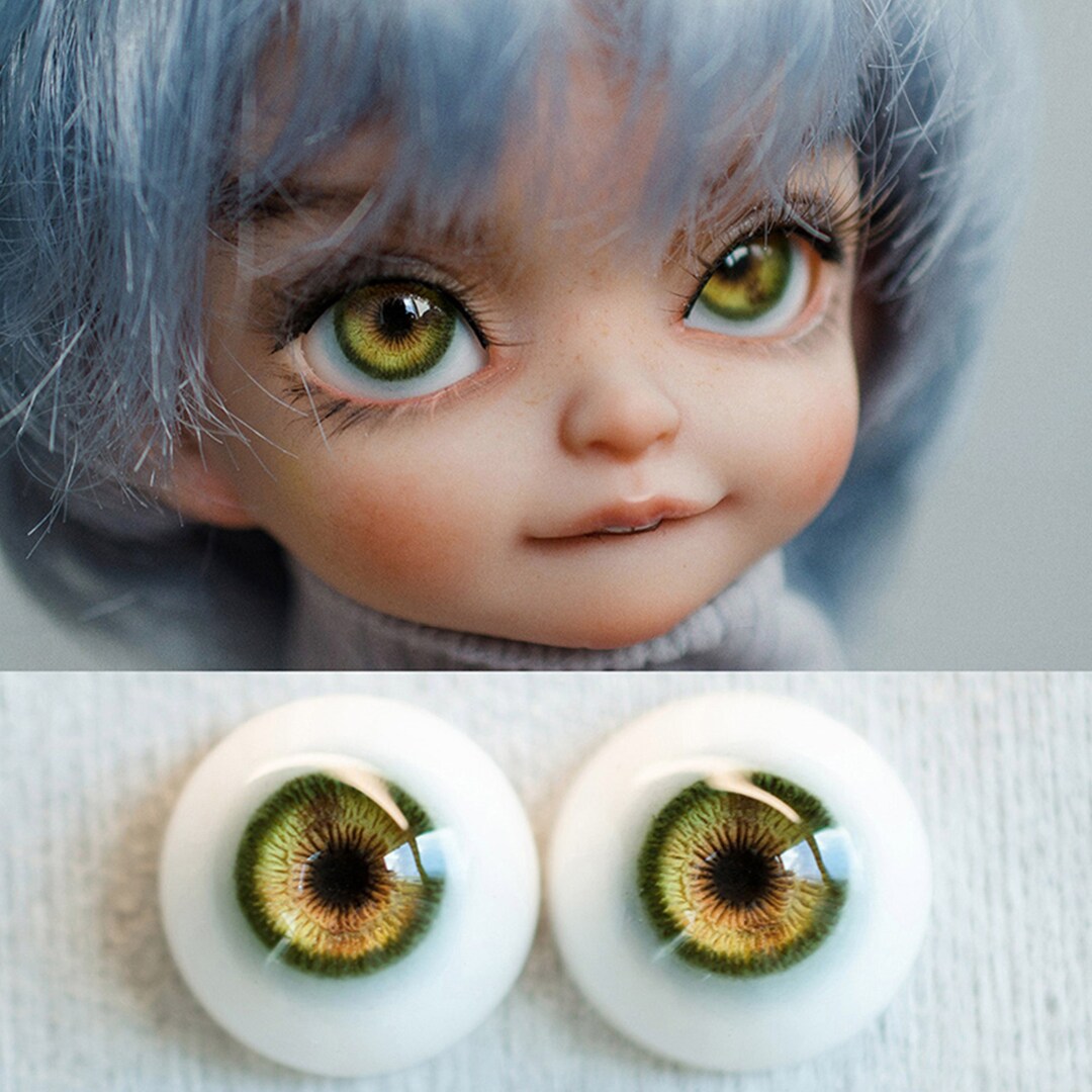 Realistic Bjd Doll Eyesresin Safety Eyes 10mm 12mm 14mm 16mm - Etsy