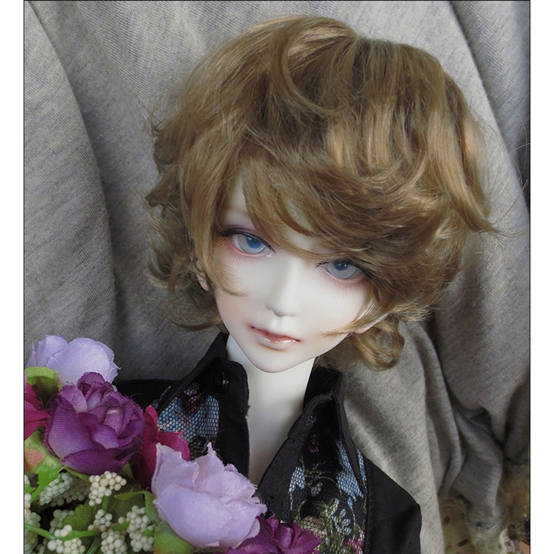 4 Colors 1/3 1/4 1/6 BJD Doll Wig Short Doll Hair for Dolls Accessories ...