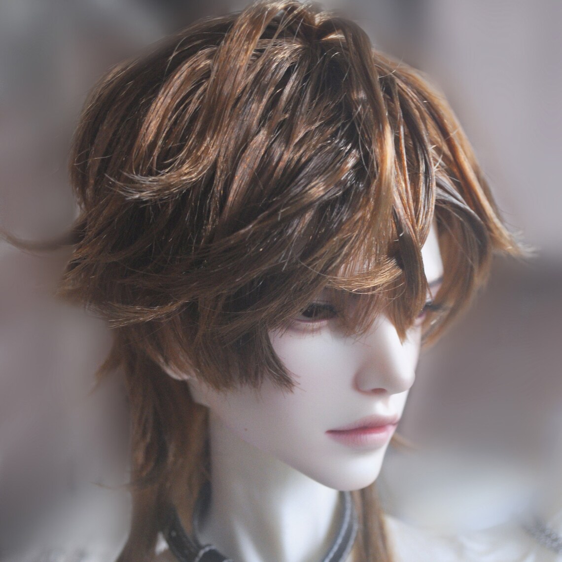 Bjd Doll Cool Boy Hair Styled Wigs 1/3 1/4 Bjd Wig 8-9'' for Sd/dd ...