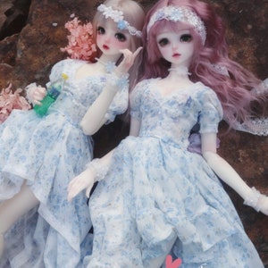 Custom Doll Clothes Bjd Dress Outfit 1/3 1/4 1/6 1/12 BJD Clothes for ...
