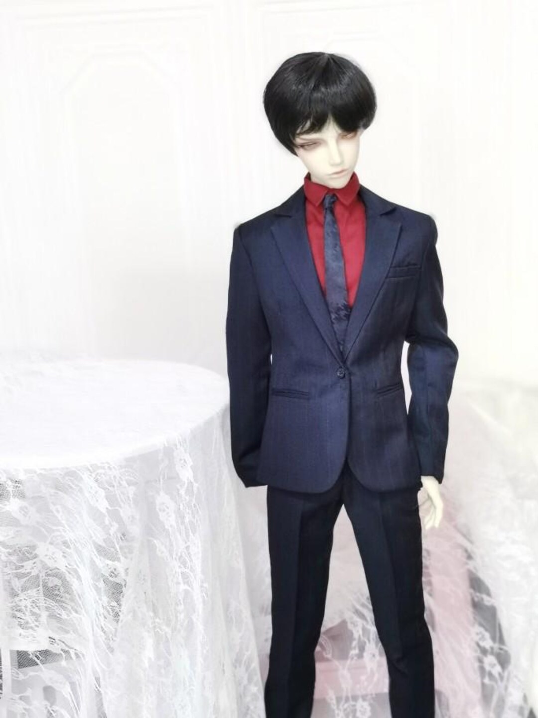 A Blue Suit Set for 1/3 1/4 Uncle Size BJD Boy Doll - Etsy