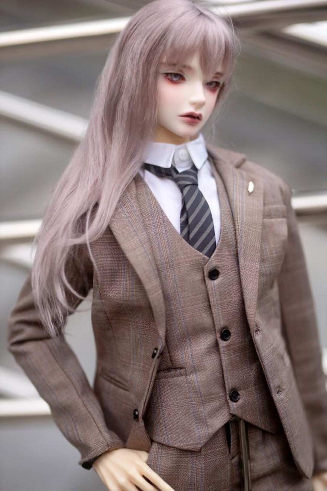 A Brown Suit Set for 1/3 1/4 Uncle Size BJD Boy Doll - Etsy