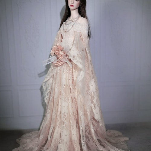 Vintage Lace Doll Dress Wedding Dress 1/3 1/4 1/6 Big Girl BJD - Etsy