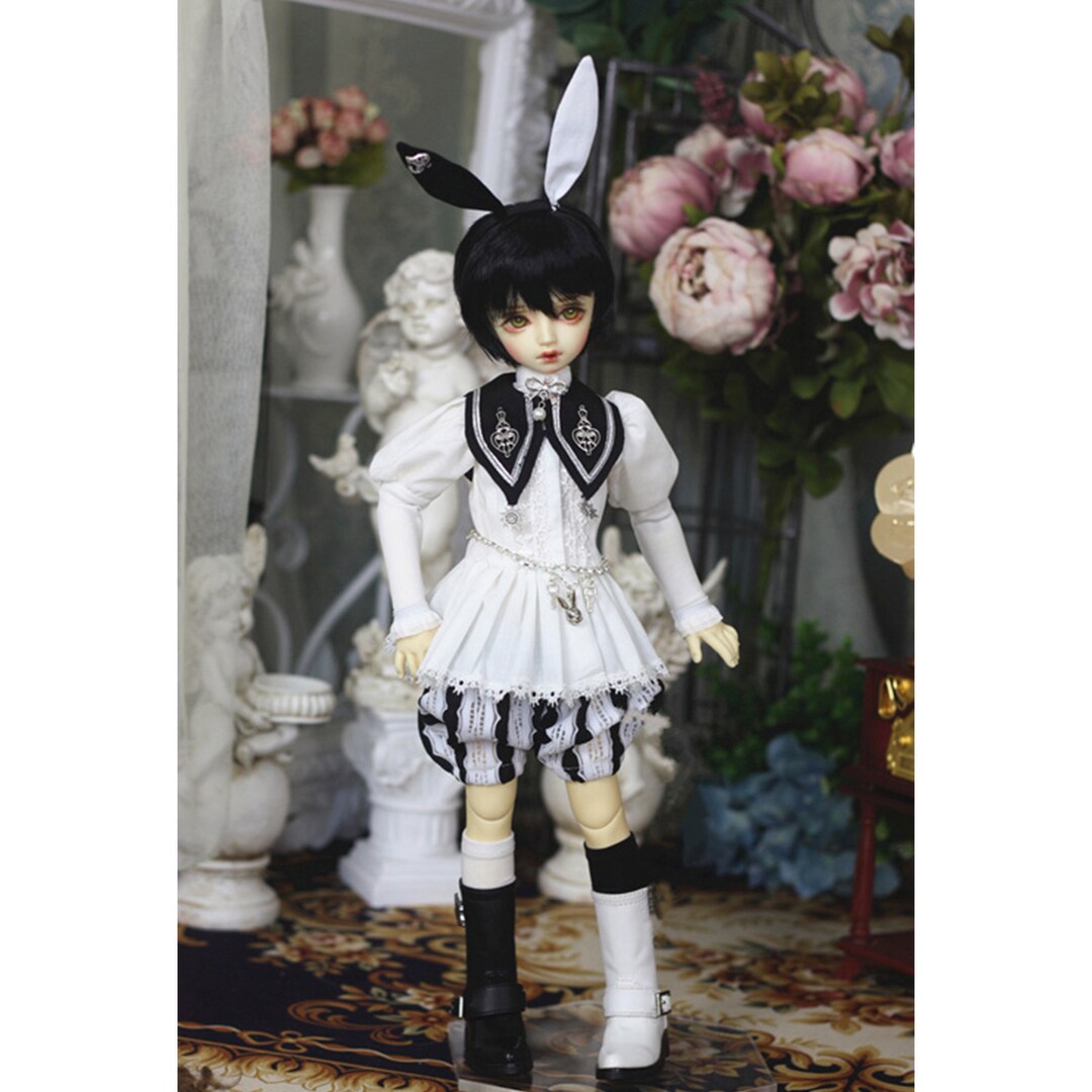 Vintage 1/4 Mdd Msd Bjd Suit,bell Bunny Bjd Clothes Doll Outfit,custom ...