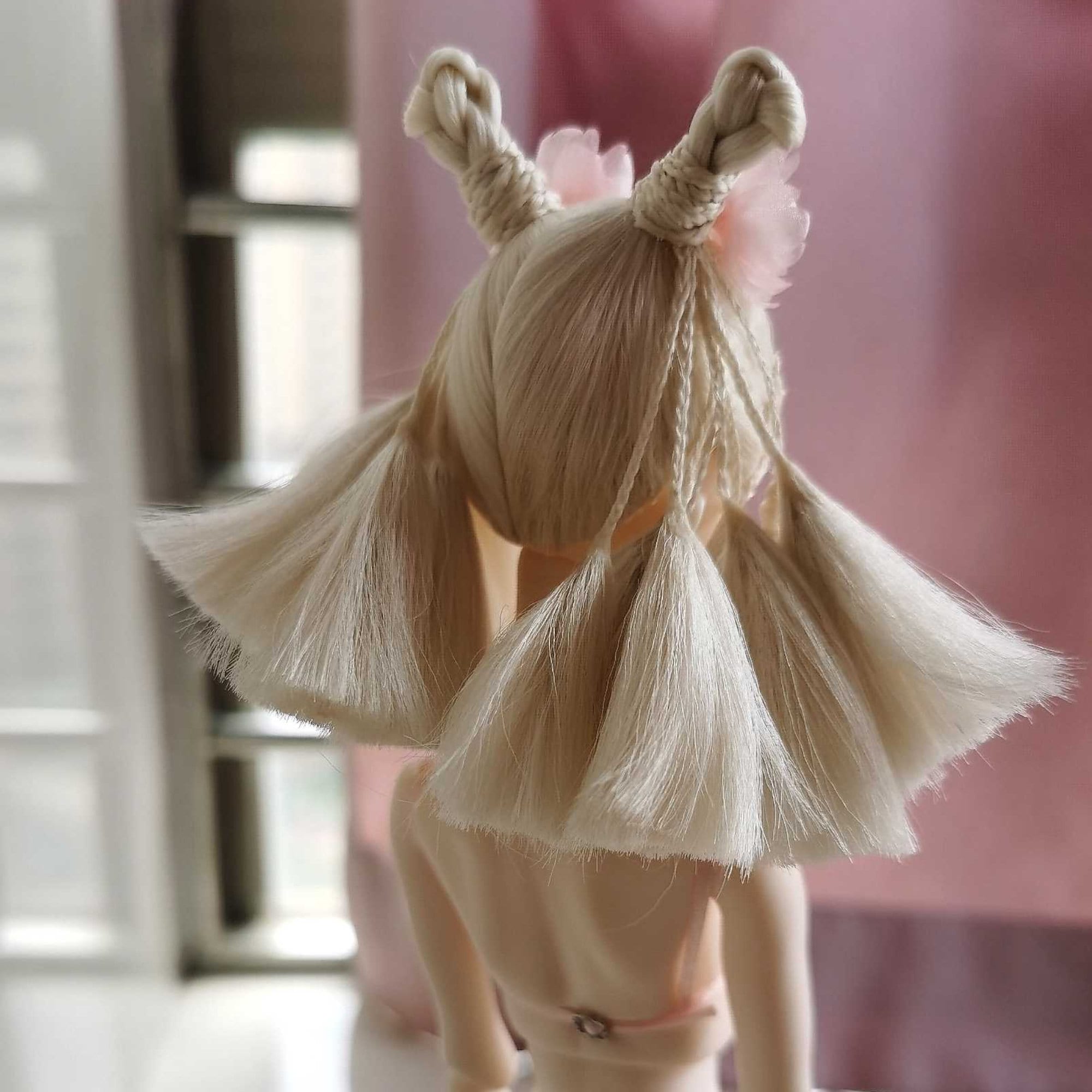 Mohair Popovy Sisters Wig Bjd Doll Wig Hair - Etsy