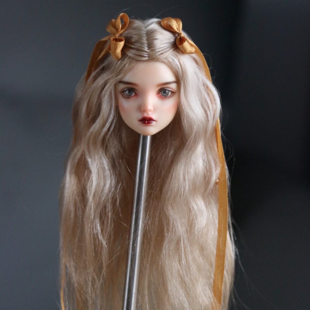 Custom Mohair BJD Doll Wig, 9-10cm Hard Cap - Etsy