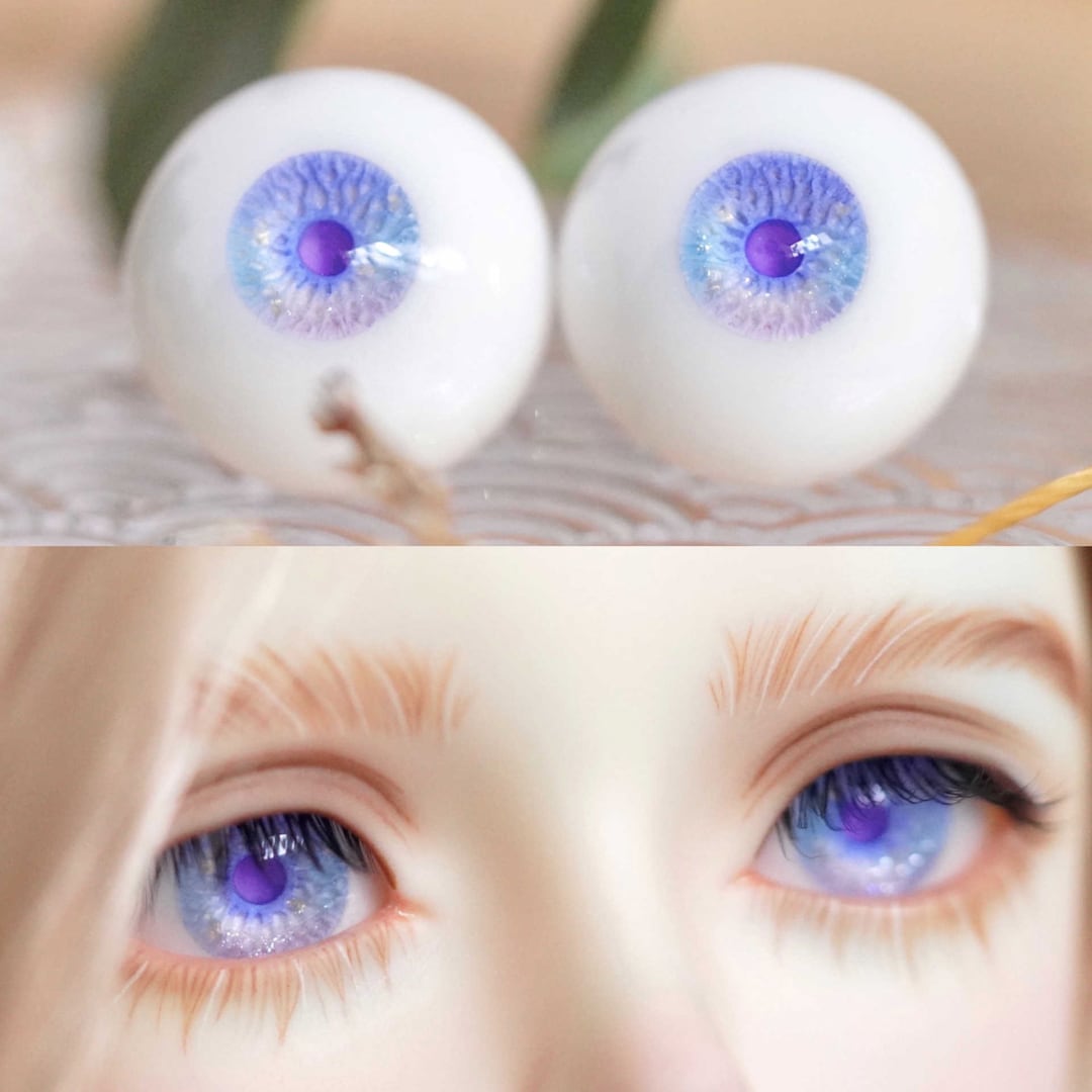 Bjd Doll Eyes Safety Eyes,realistic Eyes Resin Craft Eyes 10mm 12mm ...