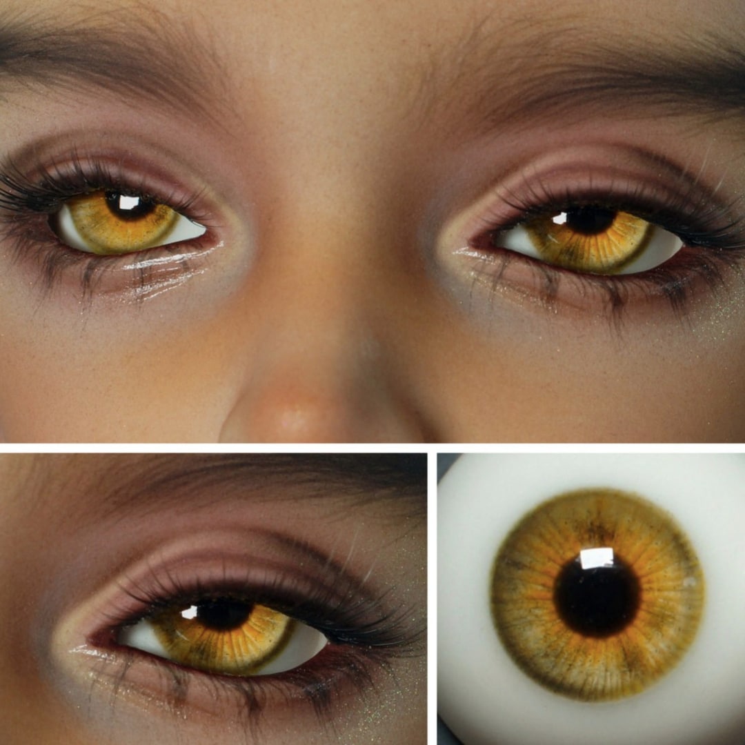 Handmade Realistic Doll Eyes 10mm 12mm,14mm,16mm,18mm Small Iris Bjd ...