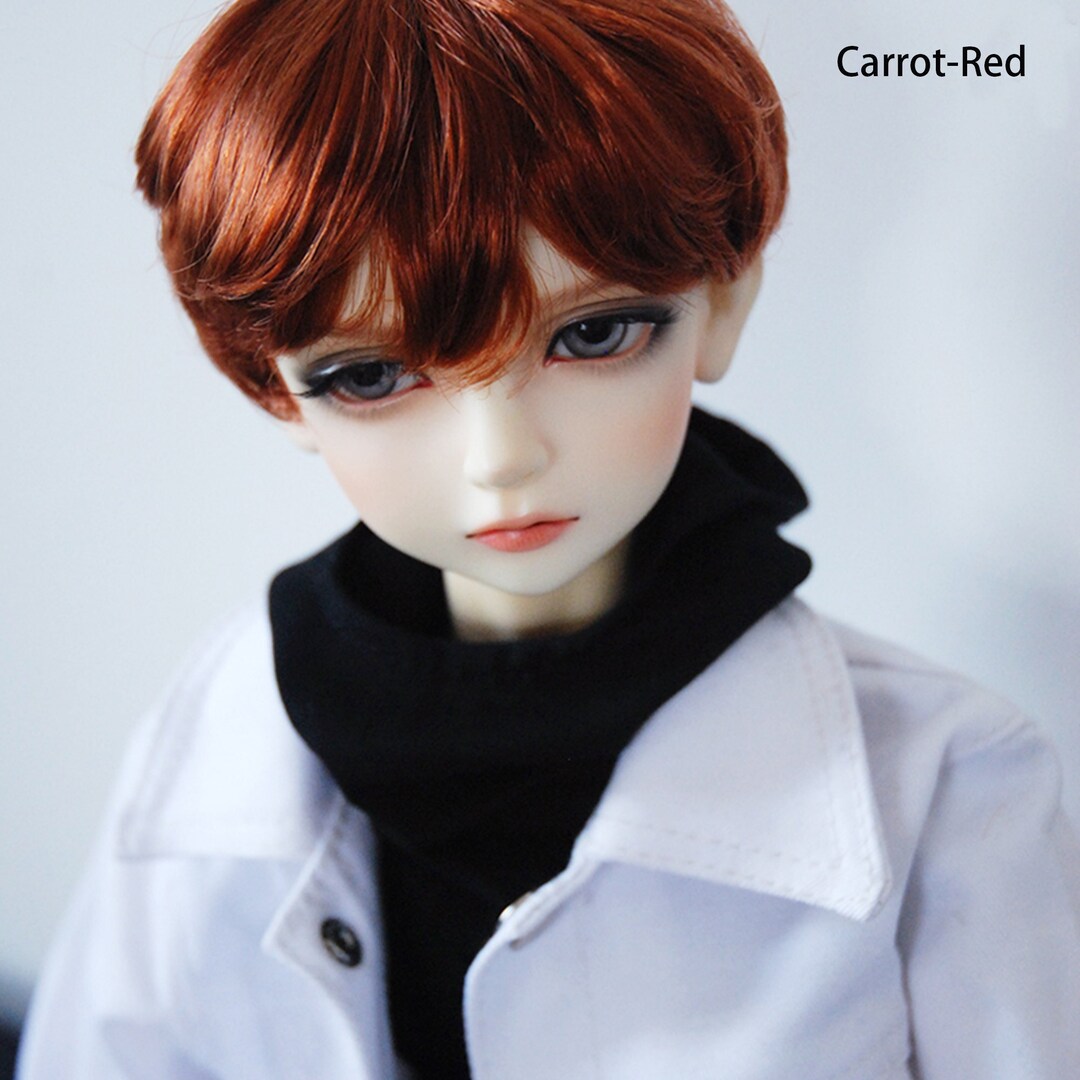 1/4 Bjd Wig,sd BJD Wig Short Curly Wig for 1/3 1/4 1/6 BJD Dolls Wig,9 ...