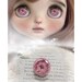 Pink Crystal Blythe Eye Chips With Swarovski Crystal /blythe Eyechips/doll Eyes /craft Eyes ...