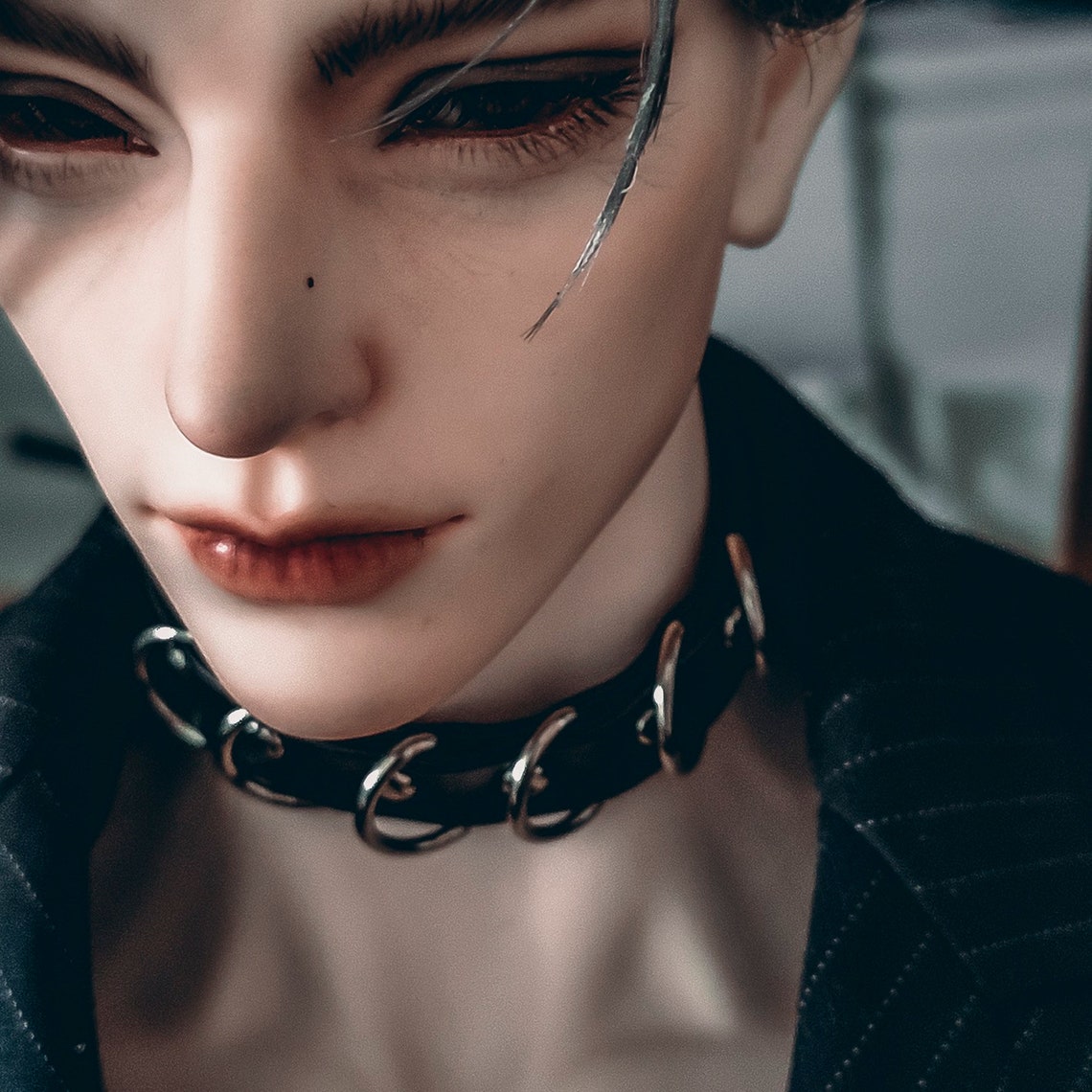Black BJD Choker/bjd Leather Choker for 1/3 BJD POPO68 ID72 - Etsy