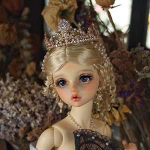 Miniature Queen Crown Doll Crown for 1/3 Bjd Doll and Uncle Doll ...