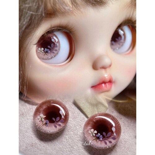 Pink Blythe Eye Chips Handmade Blythe Eyechips/realistic Doll - Etsy