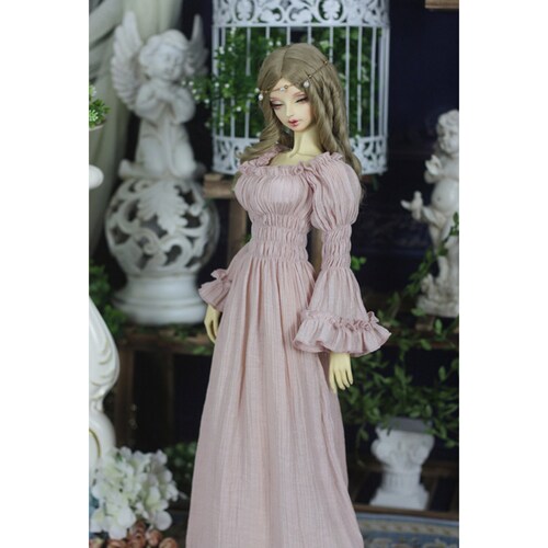 Vintage Long Bjd Dress 1/4 1/3 BJD Clothes Doll Dress for - Etsy
