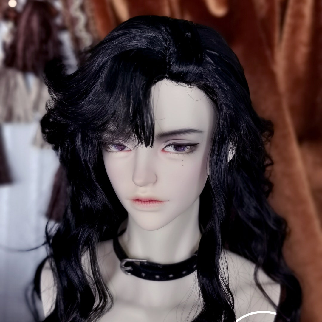 5 Color Bjd Doll Styled Wigs 1/3 1/4 Bjd Wig 8-9'' 7-8" for Msd Sd Soom ...