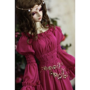 Vintage Long Bjd Dress 1/4 1/3 BJD Clothes Doll Dress for Msd/sdgr/sd16 ...