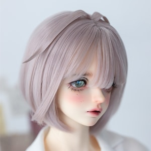 2 Color 6-7" 7-8'' 8-9" BJD Doll Wig for 1/4 1/3 1/6 MSD Minifee Yosd ...