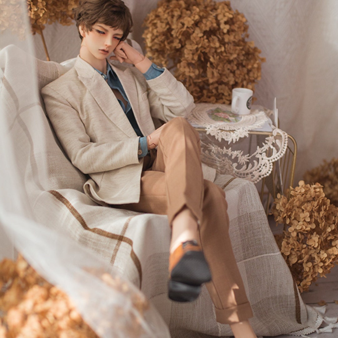 3 Piece White Bjd Suit Doll Clothes 1/3 BJD Doll Suit Outfit for SD17 ...