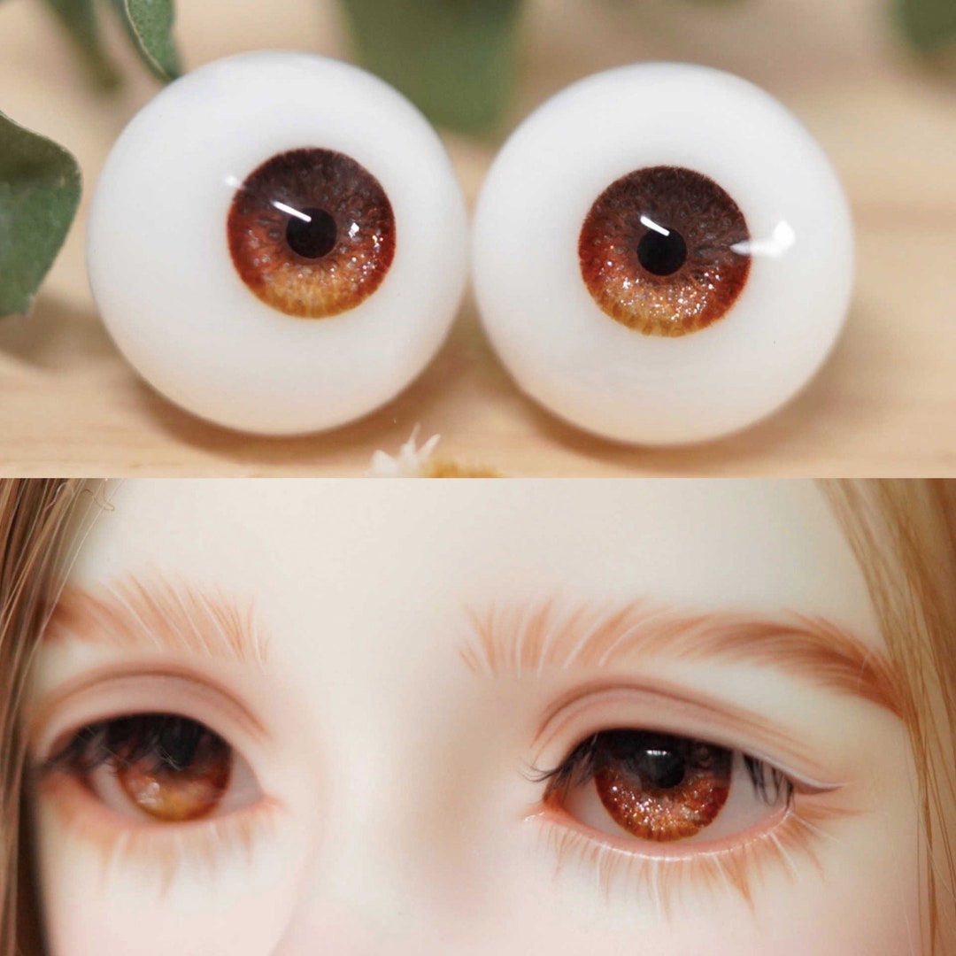 Brown Resin BJD Doll Eyes, Realistic Safety Eyes (10mm-20mm) - Etsy