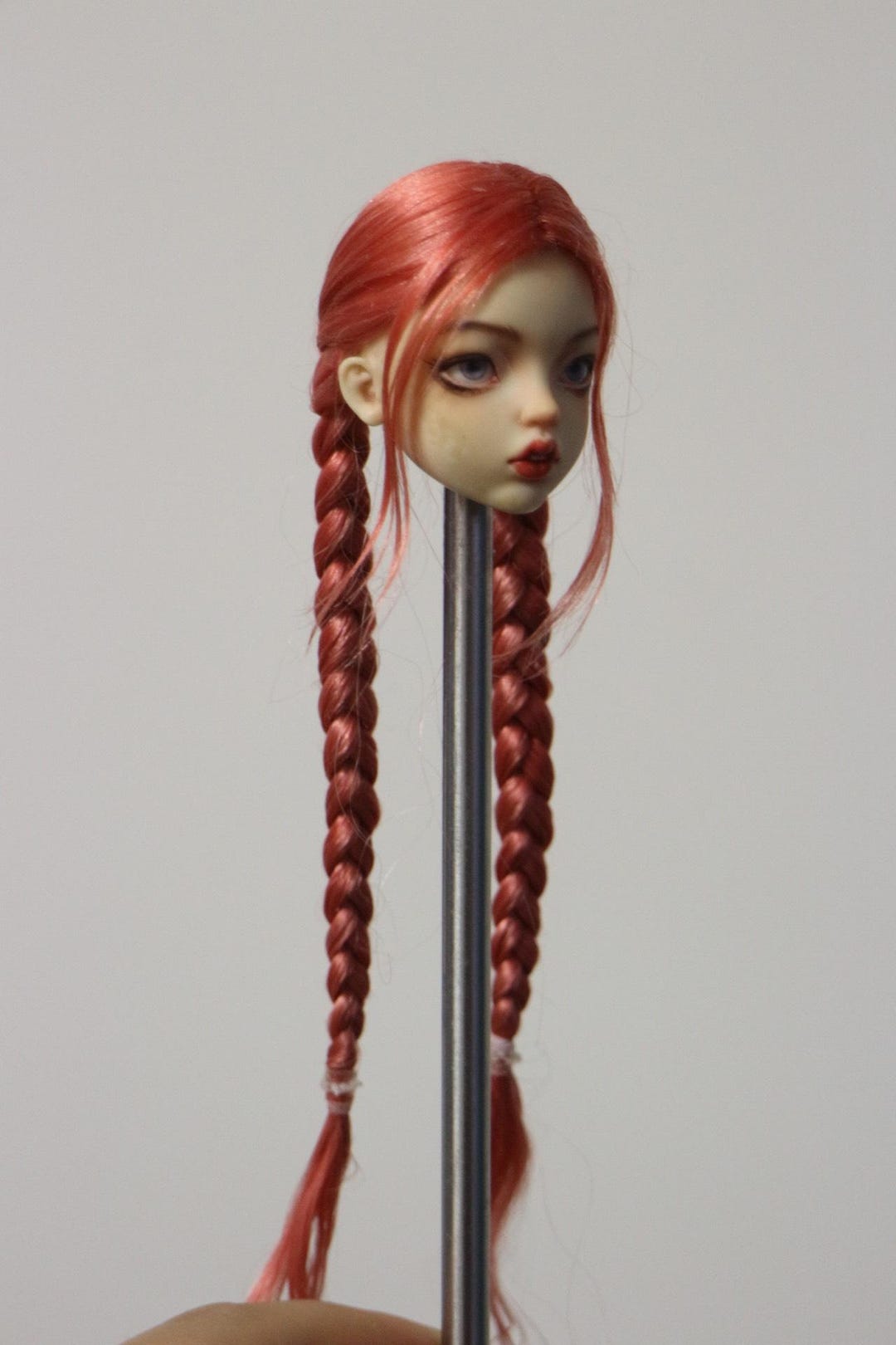 Popovy Sister Doll Wig, Long Wavy Mohair, BJD Hair Accessory (9-11cm/3. ...