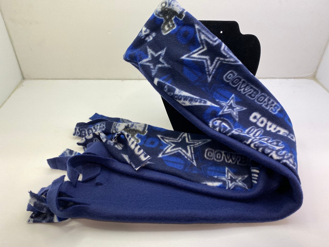 Dallas Cowboys NFL All Over Background Print 2 Layer Fleece Scarf With ...
