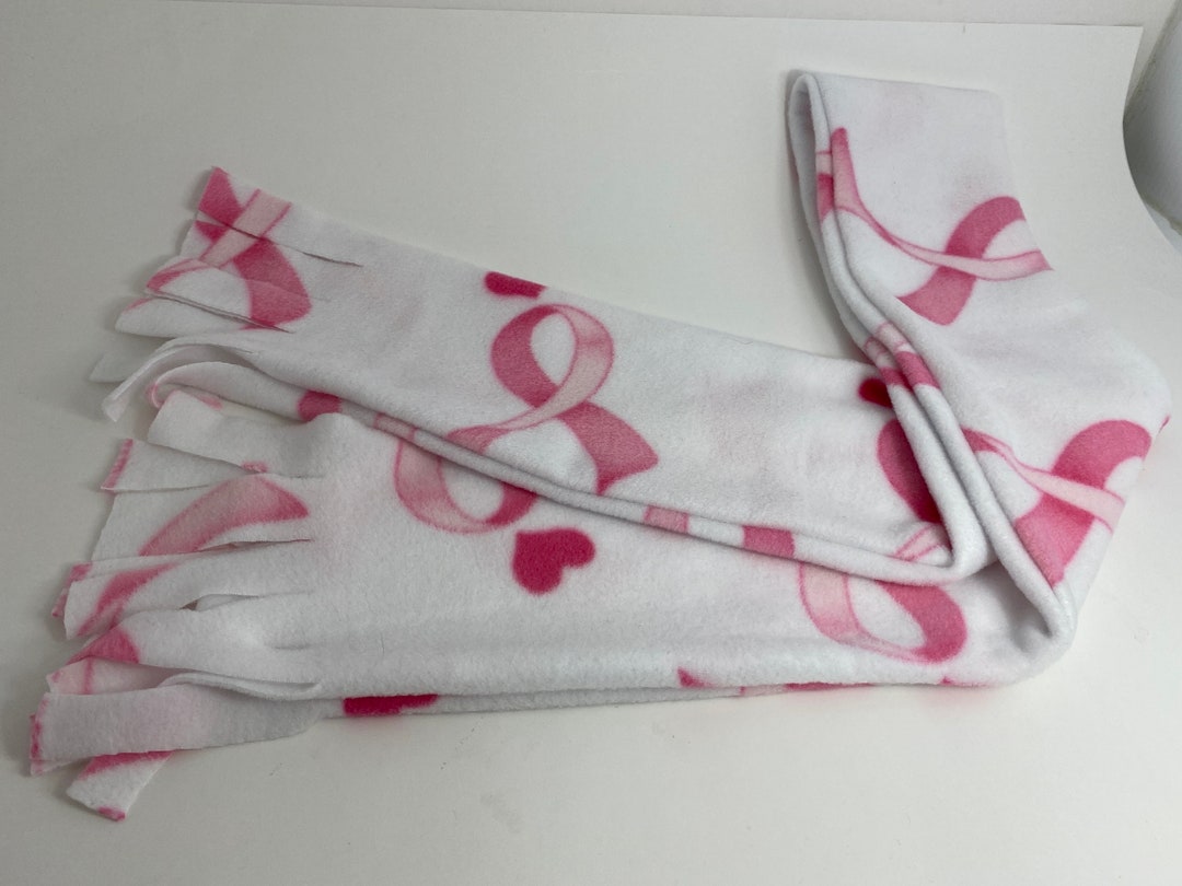 Pink Ribbon Brest Cancer Awareness Ribbon Allover Print Tube 2 Layer ...