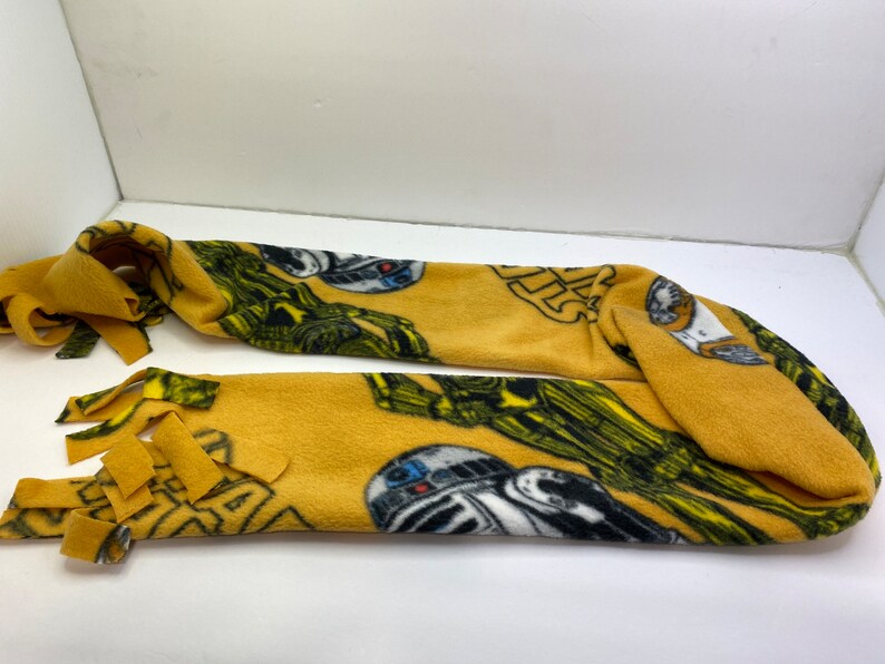 Star Wars Yellow C3PO R2D2 BB8 Design Tube 2 Layer Fleece - Etsy