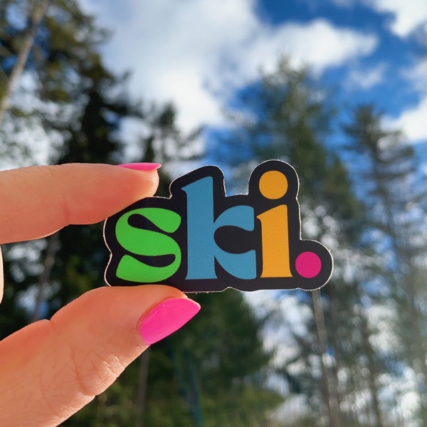 Ski Stickers - Etsy