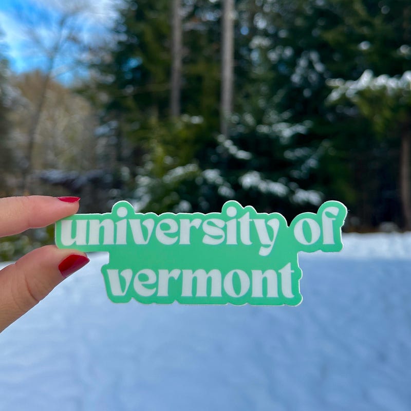 University Vermont - Etsy