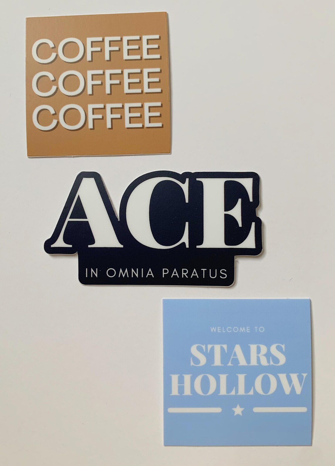 Gilmore Girls Inspired Sticker Pack Featuring Stars Hollow - Etsy
