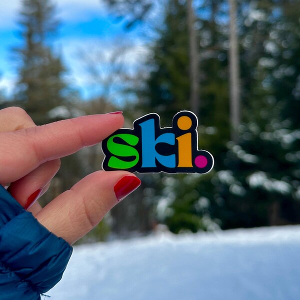 Ski Stickers - Etsy