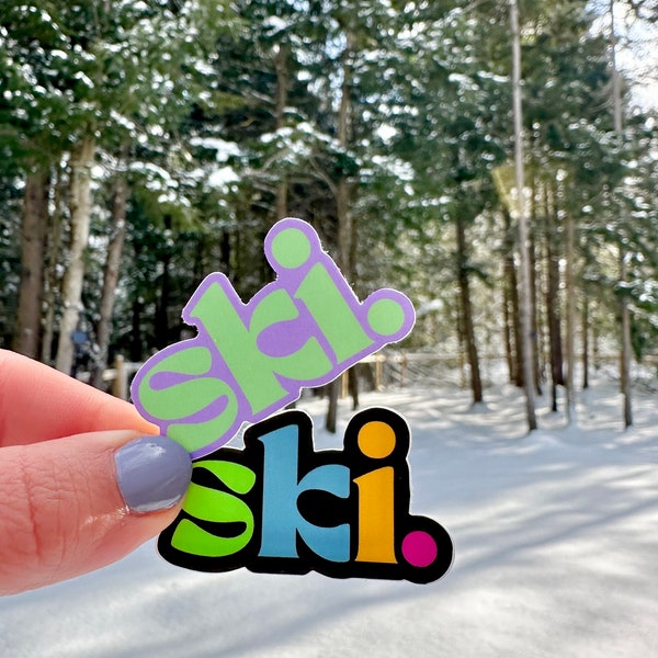 Ski Stickers - Etsy