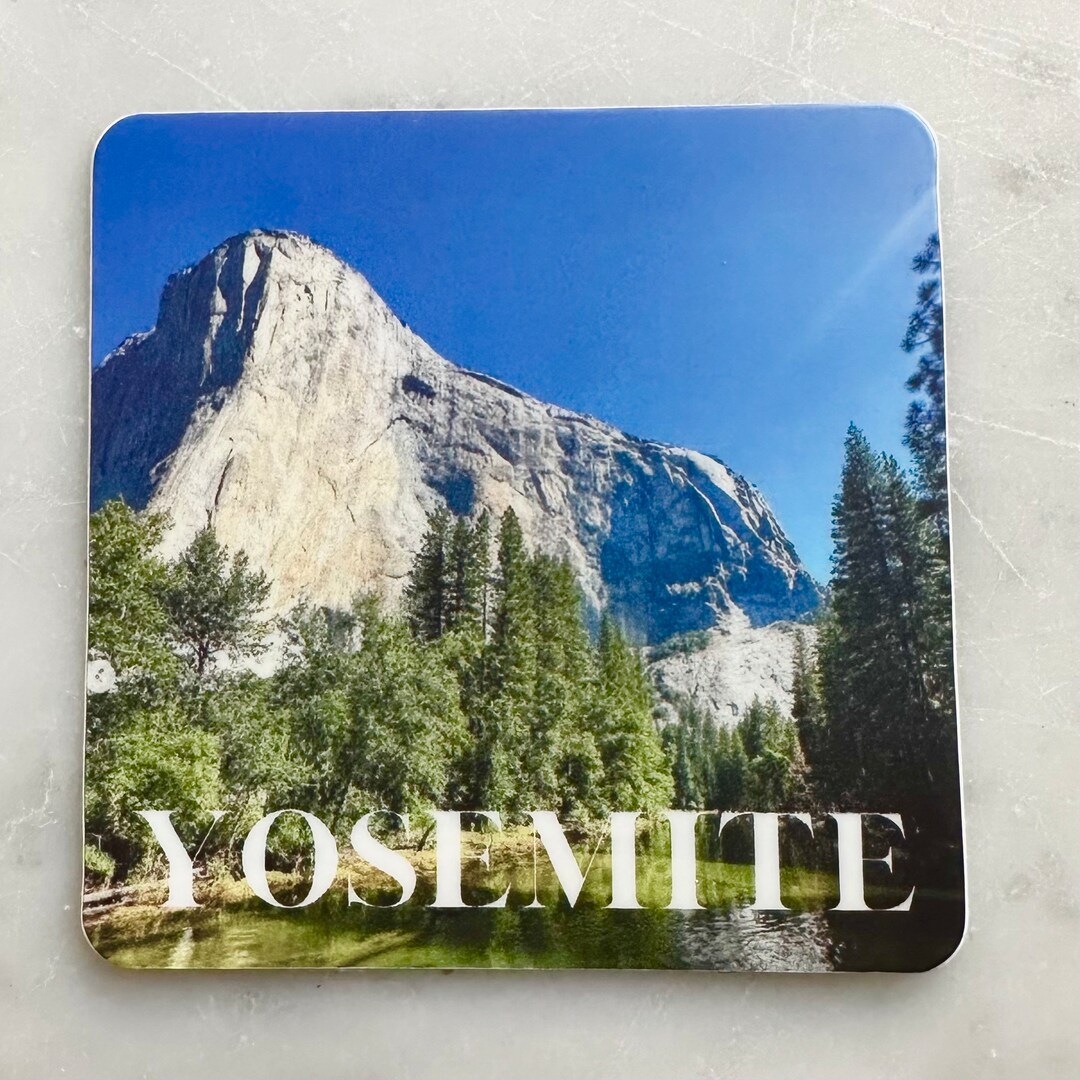 Yosemite Sticker, National Park, Water Bottle, Car or Laptop Decal, El ...