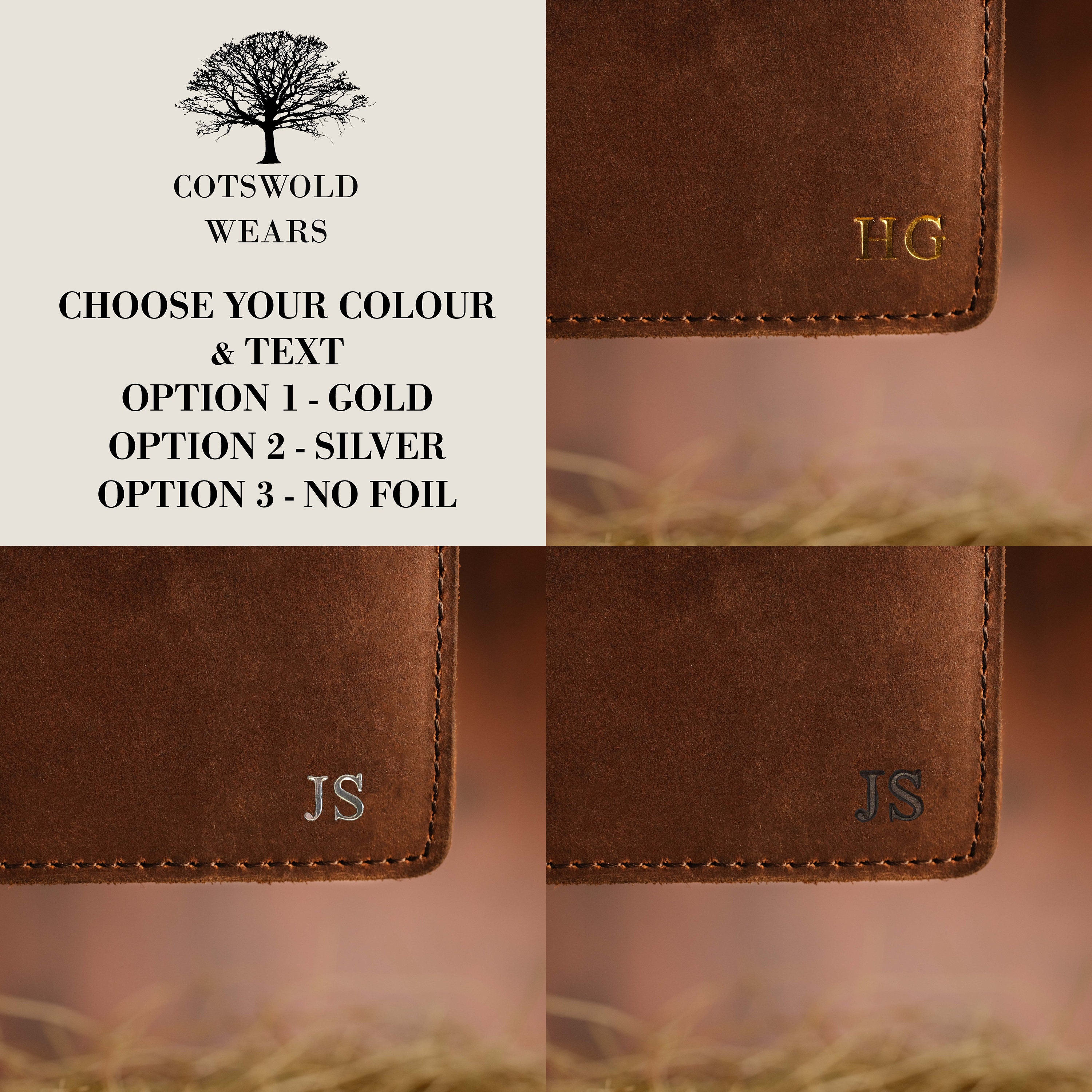 Personalised Leather Wallet / Premium Genuine Leather Bifold - Etsy