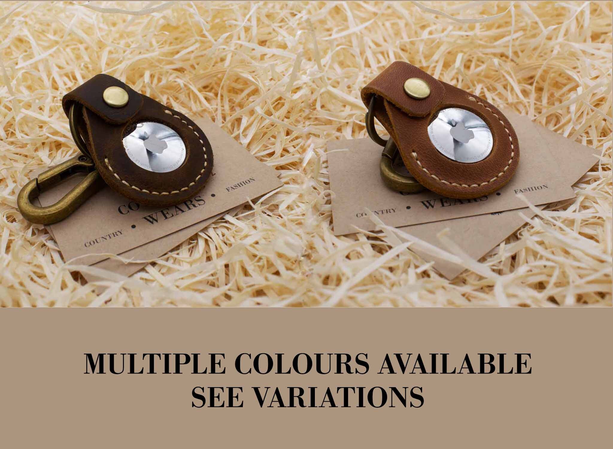 Leather Apple Airtag Keychain / Genuine Leather Apple Airtag - Etsy UK