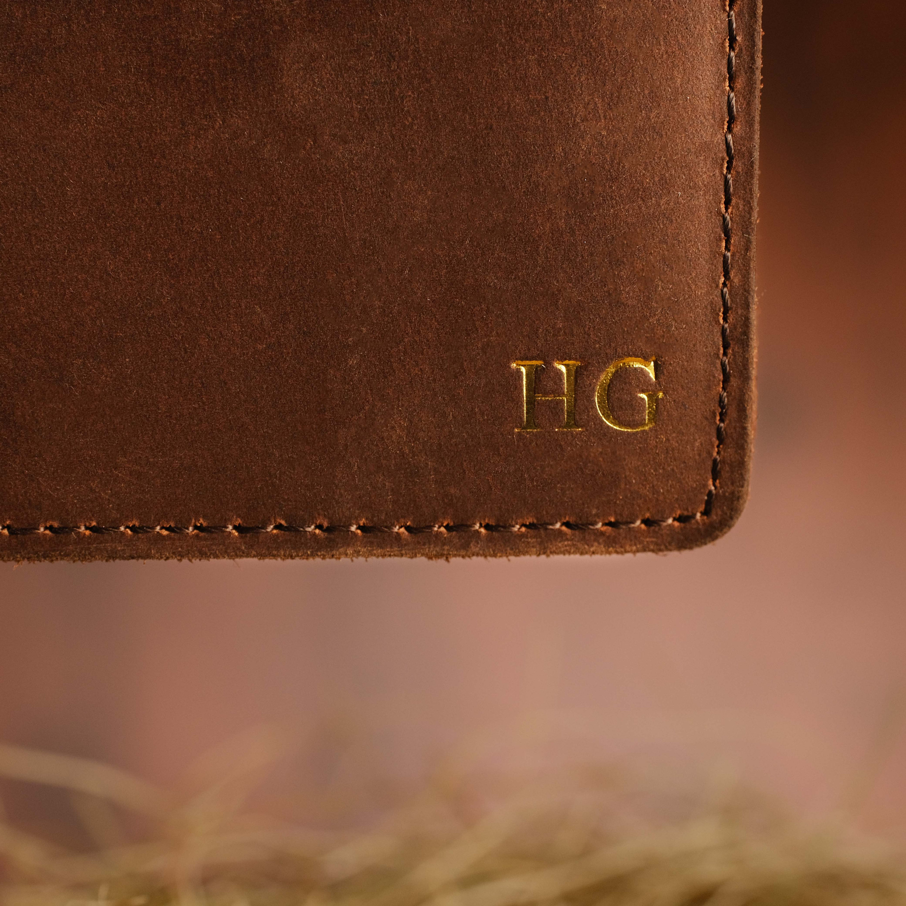 Personalised Leather Wallet / Premium Genuine Leather Bifold - Etsy
