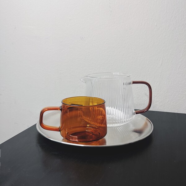 Amber Glass Cups - Etsy