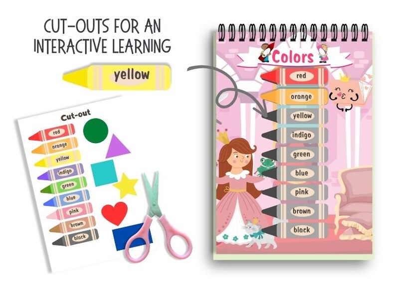 Princess Busy Book, Editable Template - Etsy