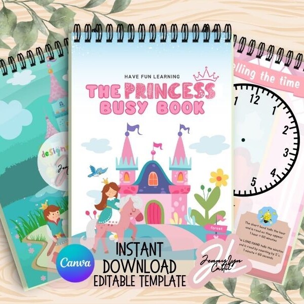 Princess Book - Etsy