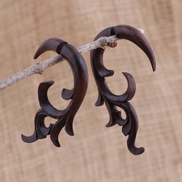 Fake Gauges Wood - Etsy