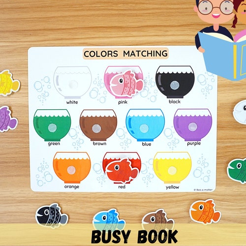 Busy Book Interactive Toddler/prek Learning Binder - Etsy