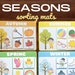 Four Seasons Sorting Mats for Toddlers - Etsy