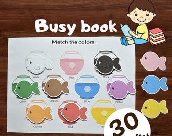 Toddler Busy Book | Etsy