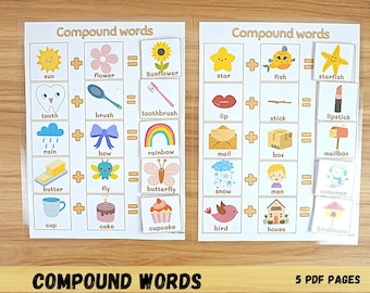 Compound Words Anchor Chart
