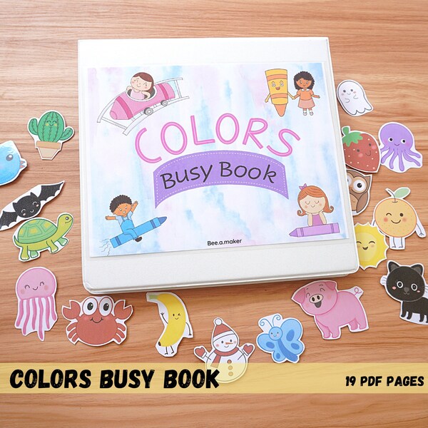 Busy Book Interactive Toddler/prek Learning Binder - Etsy Canada