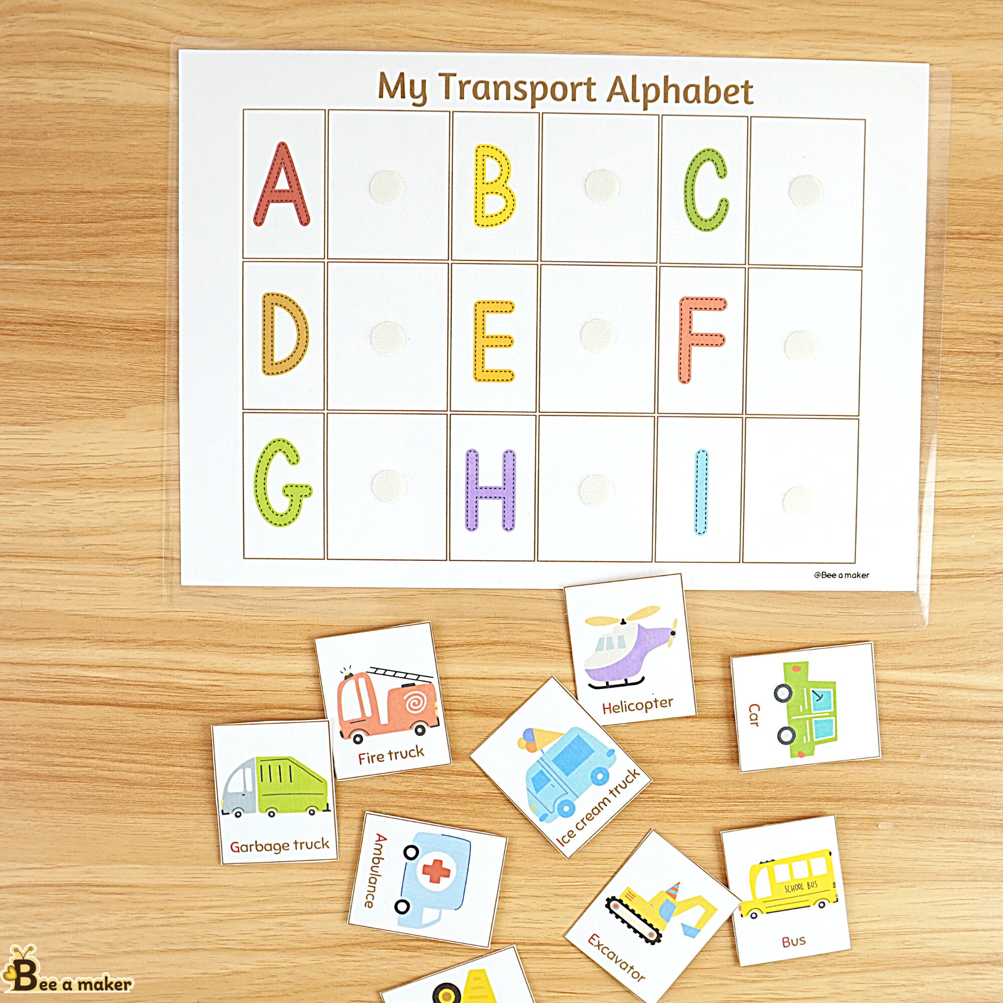 Transport Alphabet Printable Pdf Download Busy Book Pages, Vehicle ...