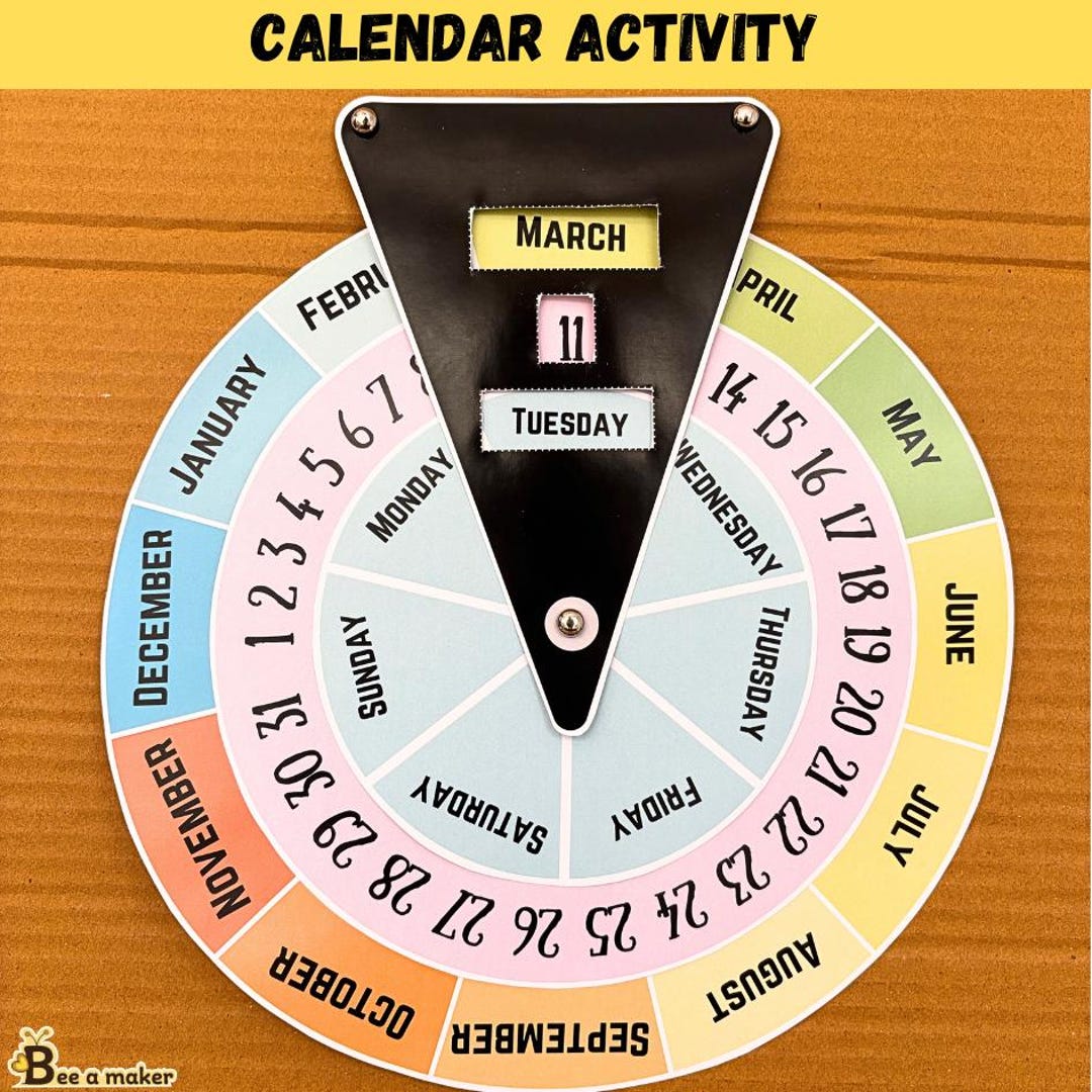 Perpetual Calendar STEM Activity, Classroom, Homeschool - Etsy