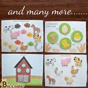 Farm Animals Busy Book - Etsy